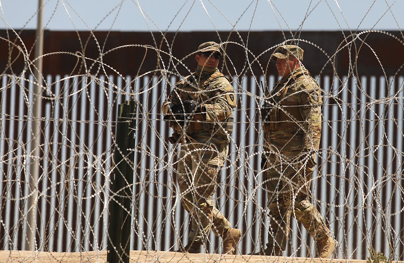 World War II-Style Barriers Placed Along Border in New Mexico ...